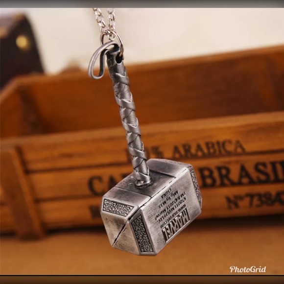Accessories | Marvel Thor Hammer Pendant Superhero Necklace Men | Poshmark